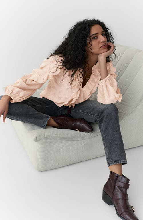 PER UNA BY M&S Jacquard Frill Blouse